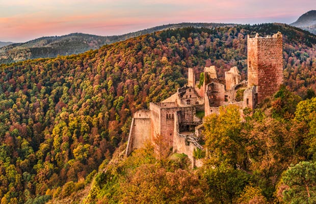 Château de Saint-Ulrich - son histoire - Haut-Rhin - 1001chateaux